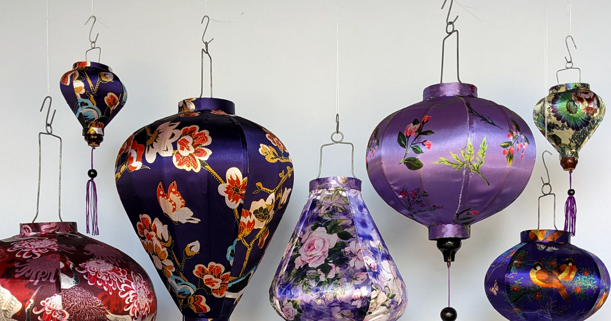 Purple Lanterns – Hoi An Lanterns Online