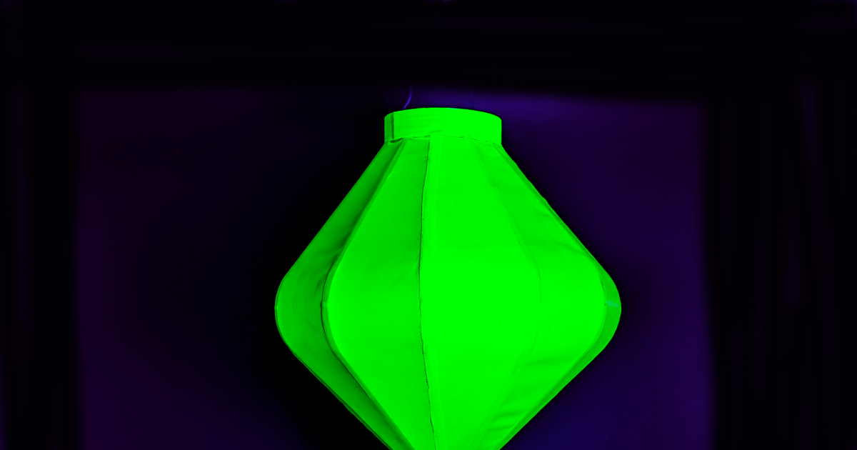 Neon Green UV Lanterns – Hoi An Lanterns Online | EU Store