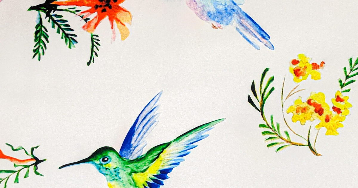 Hummingbirds & Flowers Lantern – Hoi An Lanterns Online | Global Store